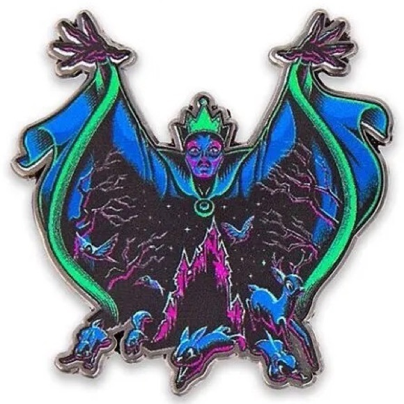 Disney | Accessories | Disney Villains Neon Evil Queen Pin | Poshmark